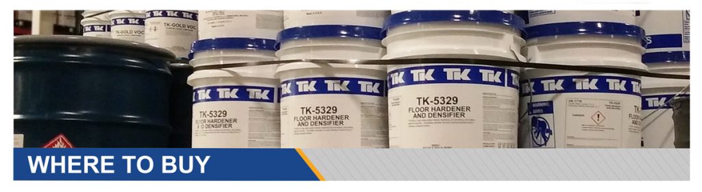 Where to Buy TK Concrete Coating Products - TK Products